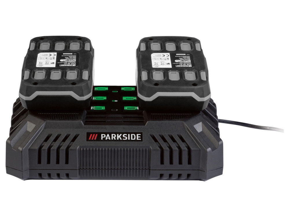 ParkSide PDSLG 20 A1 X20V Team 200W 4.5A dupla akkumulátor g